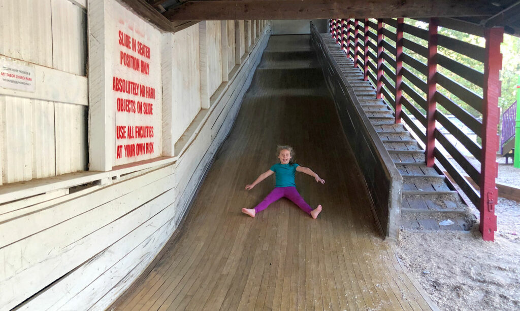 A Thrilling Ride at the Rocky Ridge Slide » Maryland Road Trips